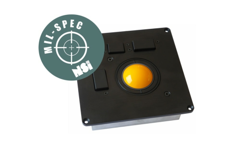 Rugged 50 mm MIL standard trackball SPEC | NSI