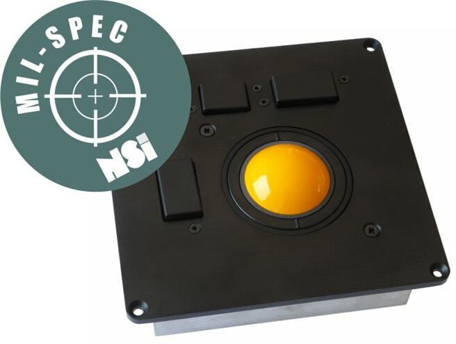 Rugged 50 mm MIL standard trackball SPEC | NSI